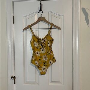 Beach Riot | Swim | Beach Riot X Stone Cold Fox Yellow Floral One Piece ...